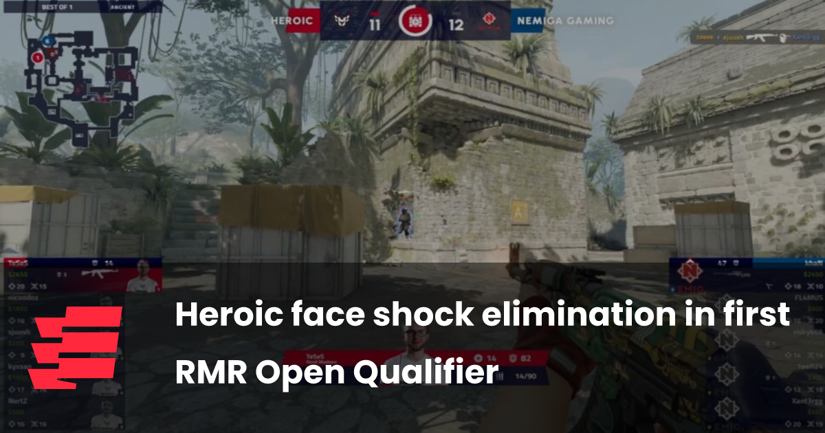 Heroic face shock elimination in first RMR Open Qualifier | esports.gg